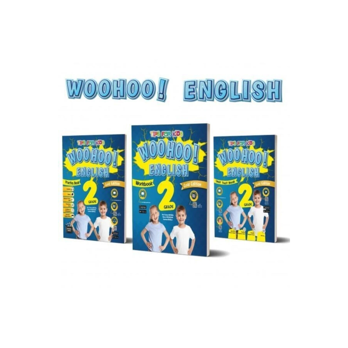 Kırmızı Beyaz 2. Sınıf Woohoo English Gold Edition Practice+work+unit ...